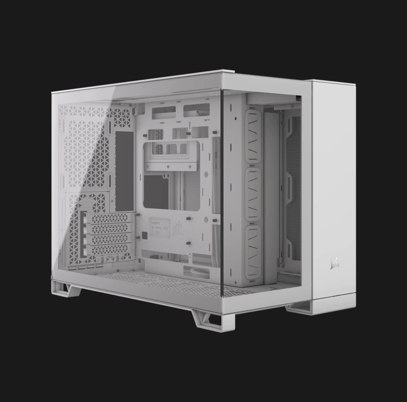 CORSAIR 2500X DUAL CHAMBER PC CASE WHITE - Daddys Solutions