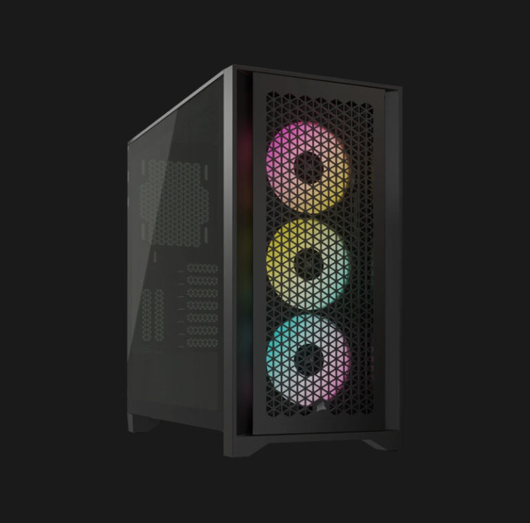 CORSAIR 4000D AIRFLOW RGB BLACK GAMING CASE - Daddys Solutions